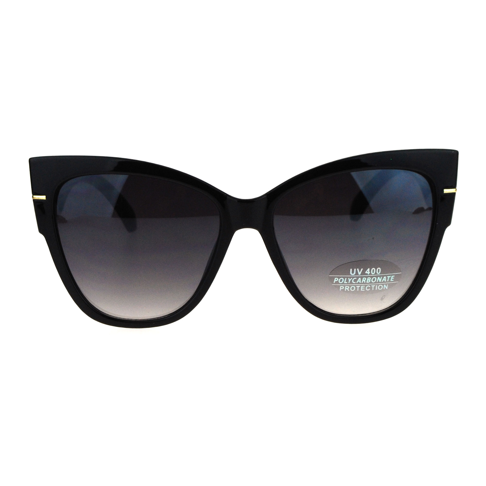 Thick Temple Plastic Horned Cat Eye Womens Retro Sunglasses Ebay