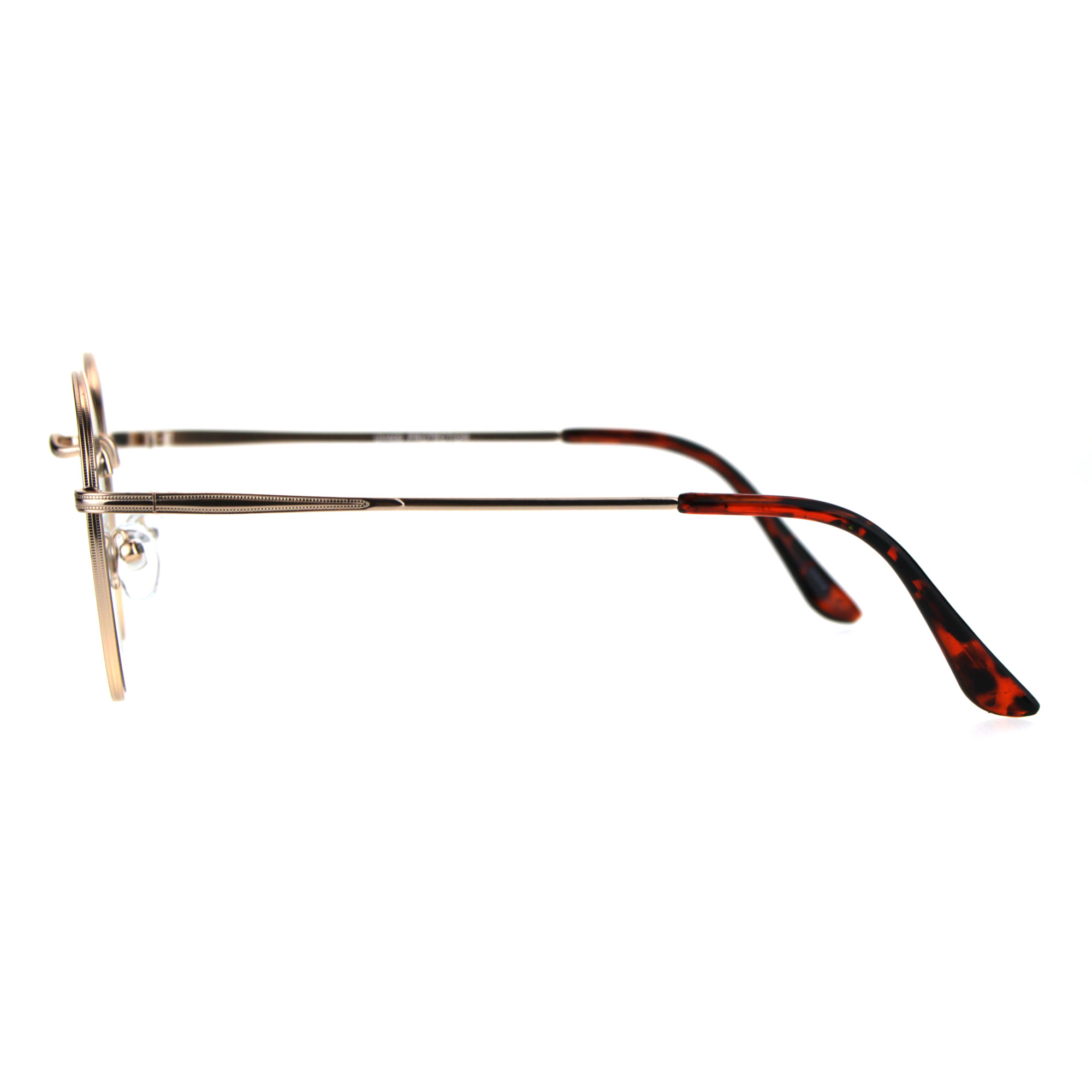 90s Round Retro Metal Rim Classic Clear Lens Eye Glasses Ebay